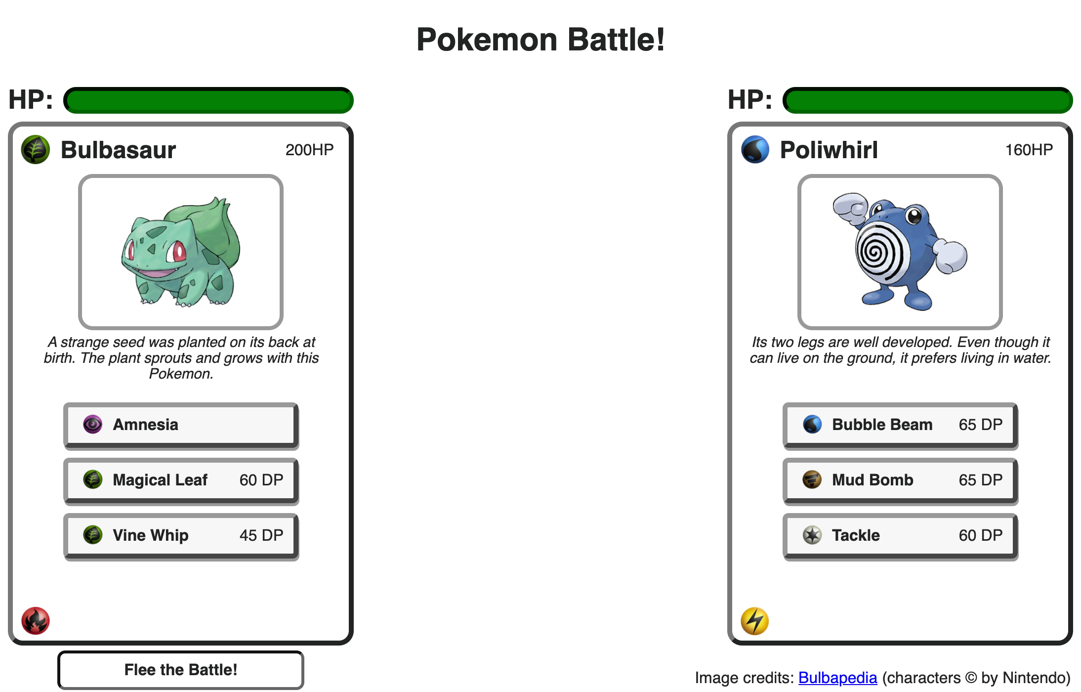 GitHub - Ryan2k/PokemonGame: Pokedex - game to collect pokemon and play the cpu, if you win, you ...