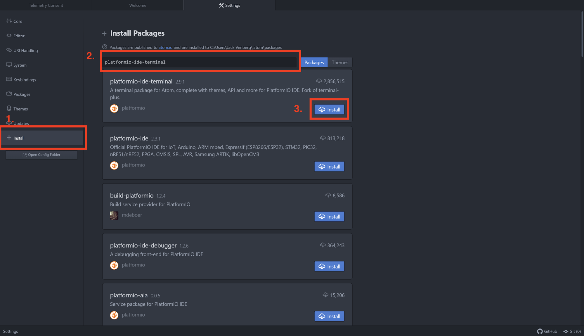 Git and Atom Setup - MacOS