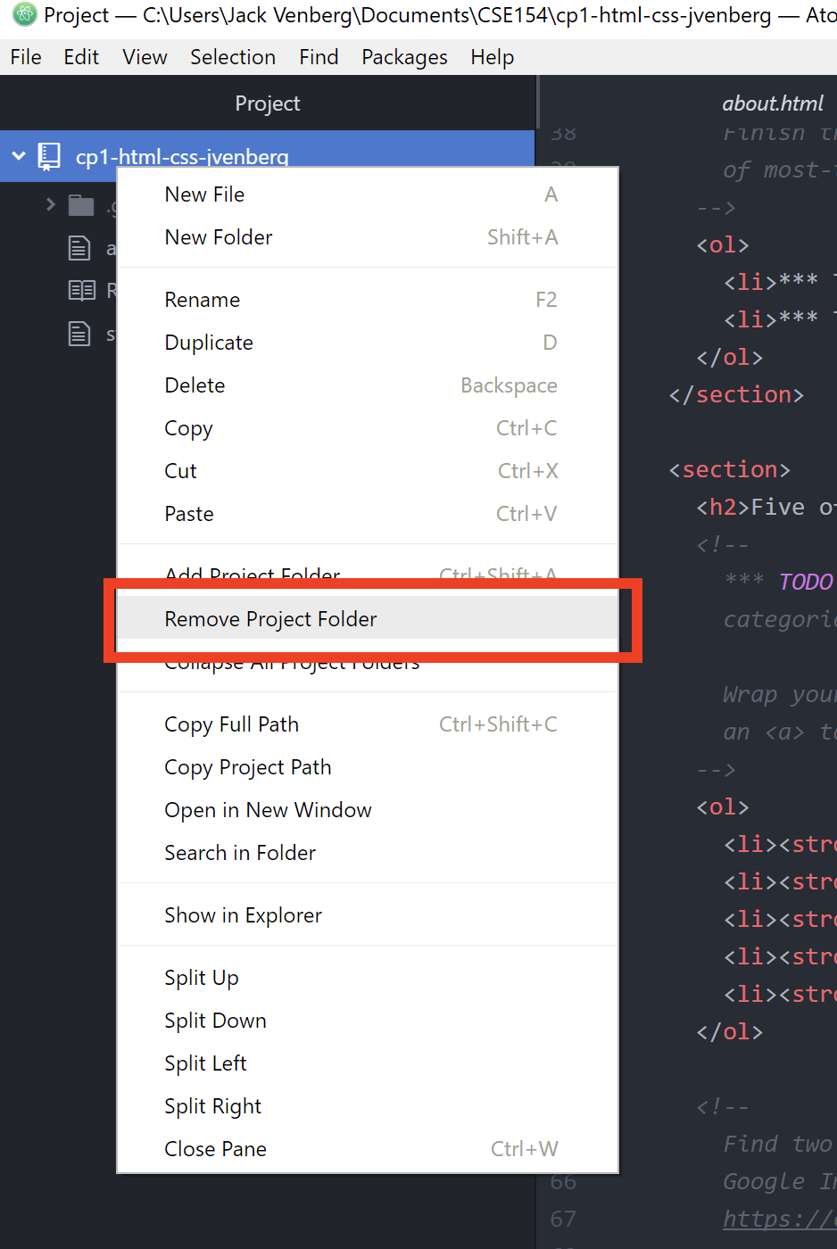 Git and Atom Setup - Windows