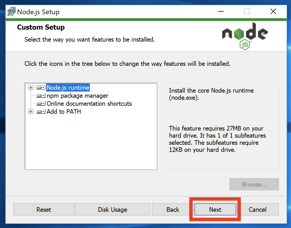 Node/NPM/Validator Setup - Windows