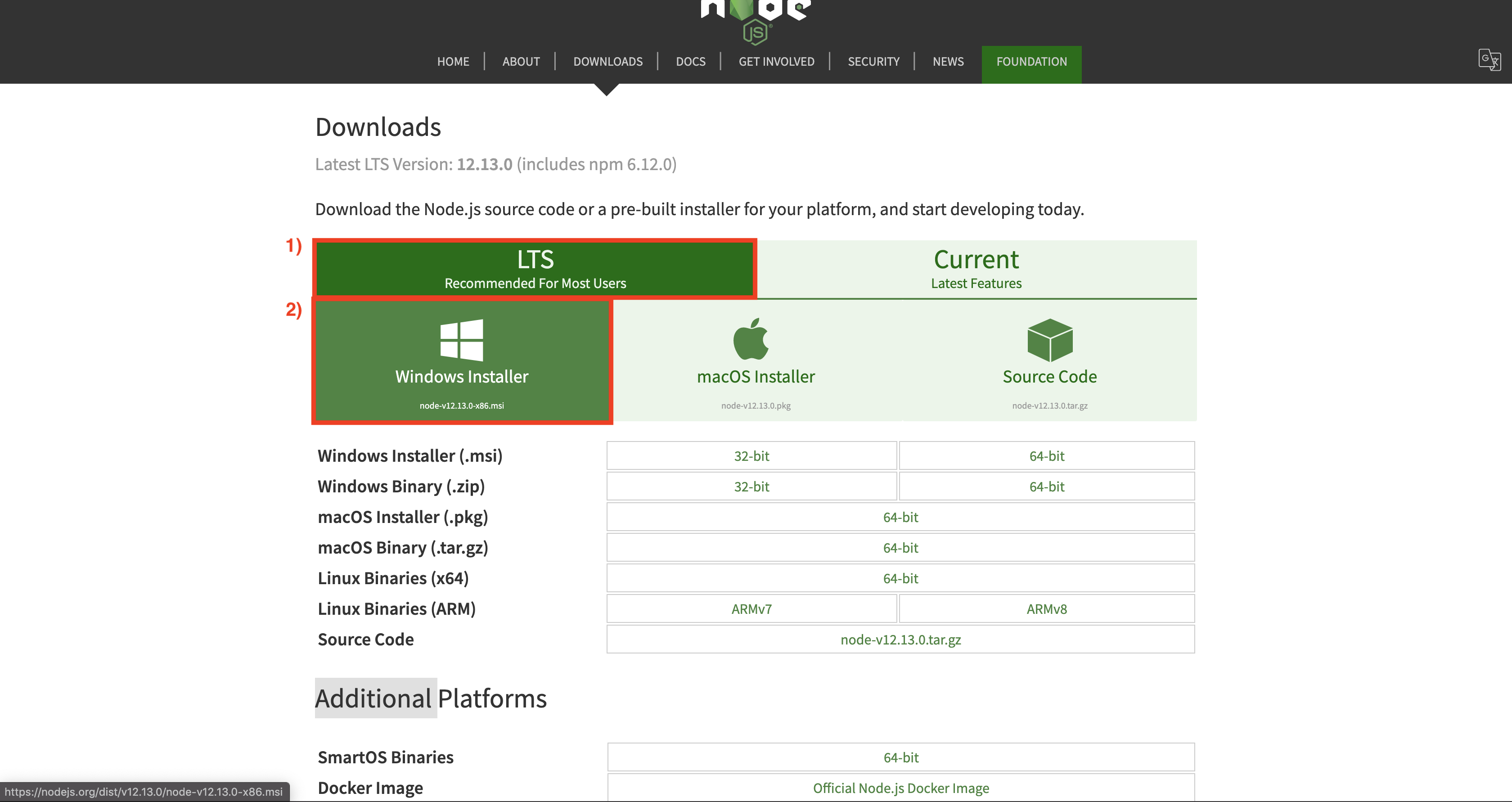 Node/NPM/Validator Setup - Windows