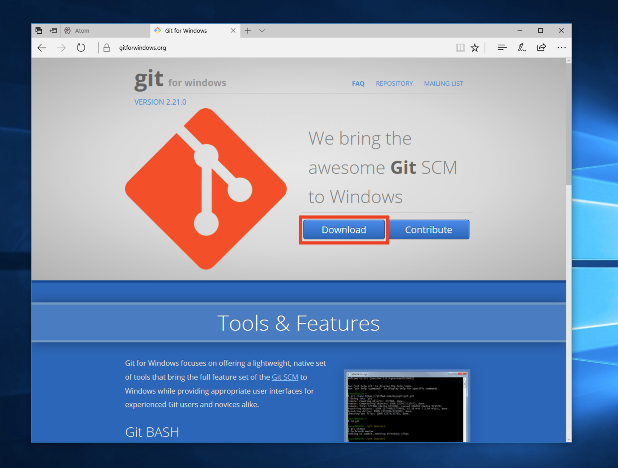 Git and VSCode Setup - Windows