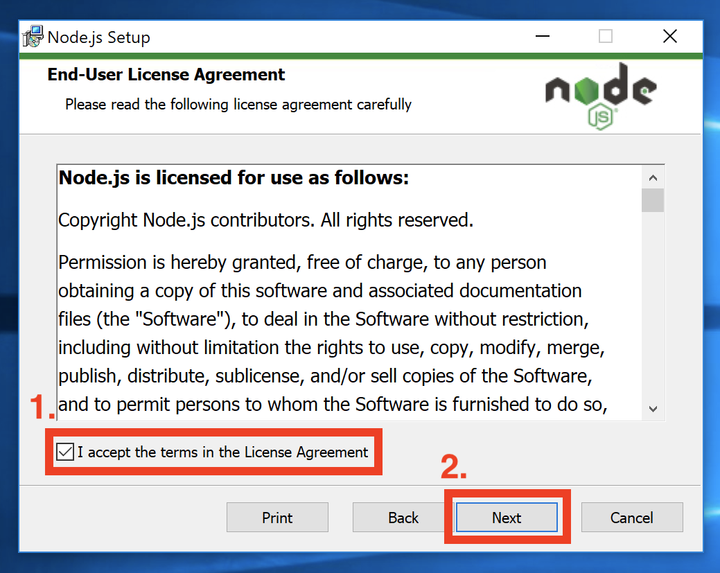Node/NPM/Validator Setup - Windows