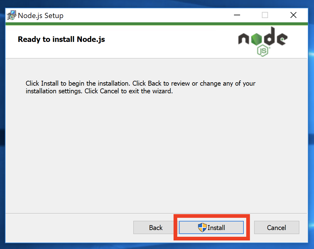 Node/NPM/Validator Setup - Windows