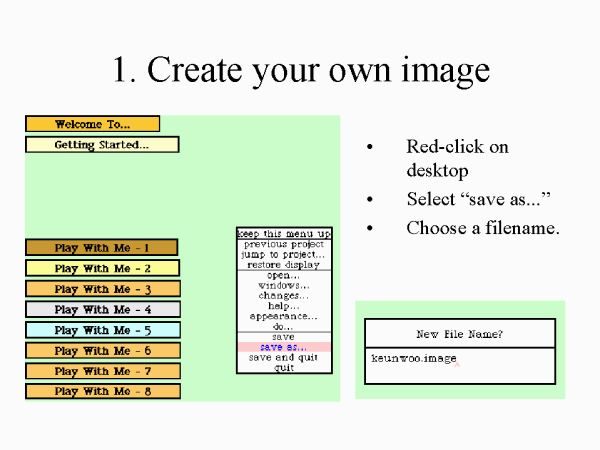 1. Create your own image